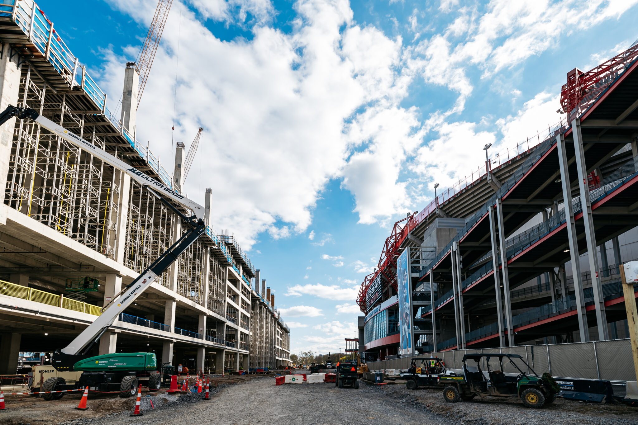 November Construction Updates for the New Nissan Stadium - Tennessee ...