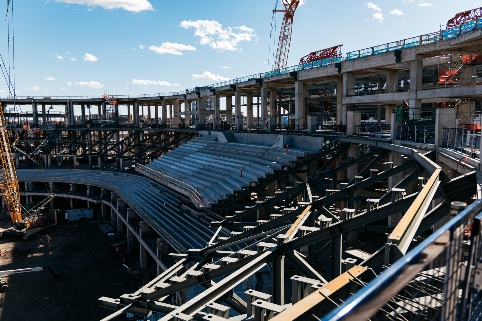 2,400 Precast Stadia, 19,000 Steel Pieces, 830 Daily Workers, and More ...