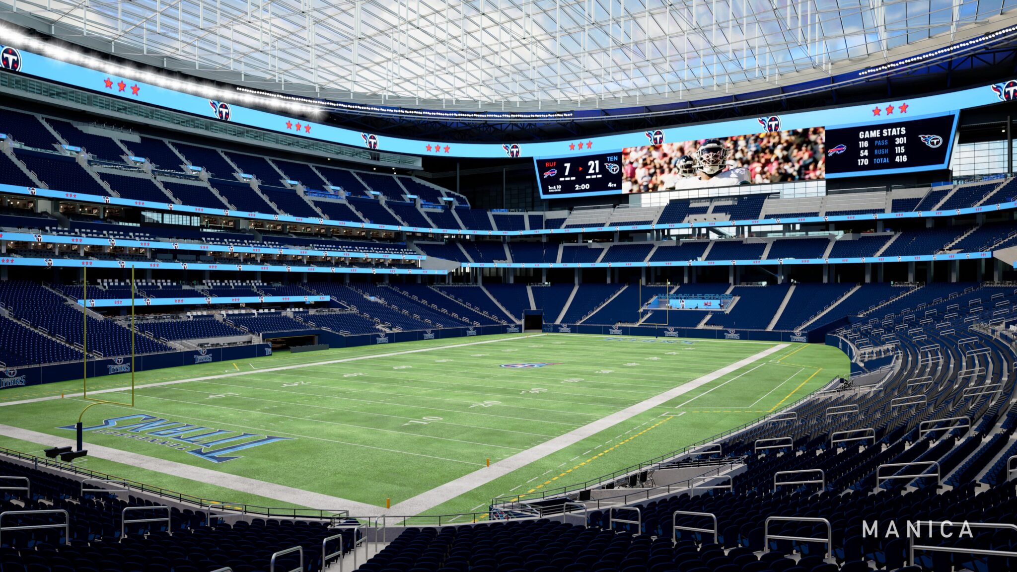 New Nissan Stadium Special Event Spaces Revealed - Tennessee Titans Stadium