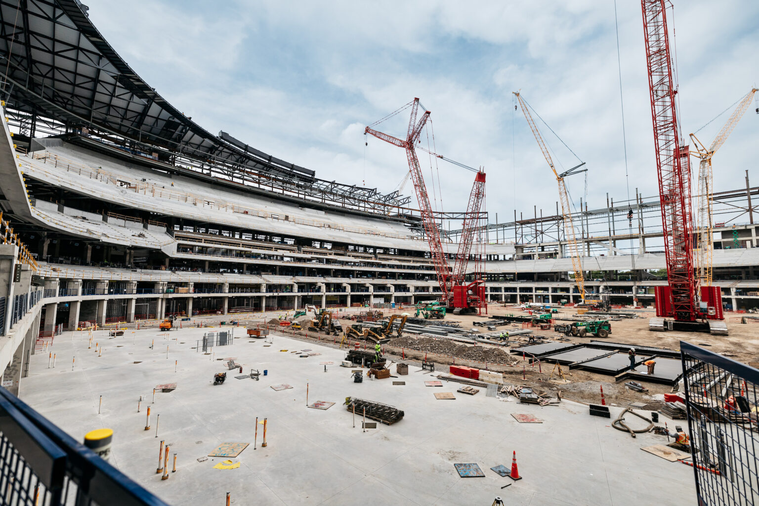 September Construction Update - Tennessee Titans Stadium